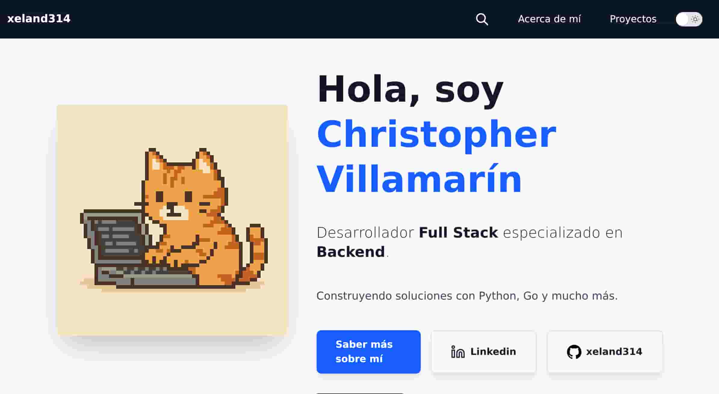 Christopher Villamarín - Backend Developer en Quito, Ecuador